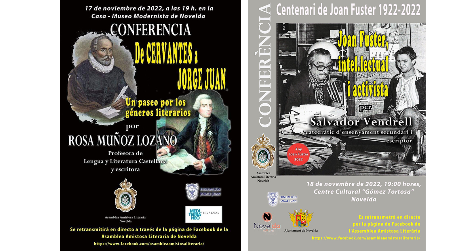'De Cervantes a Jorge Juan' y 'Joan Fuster, intelectual y activista ...